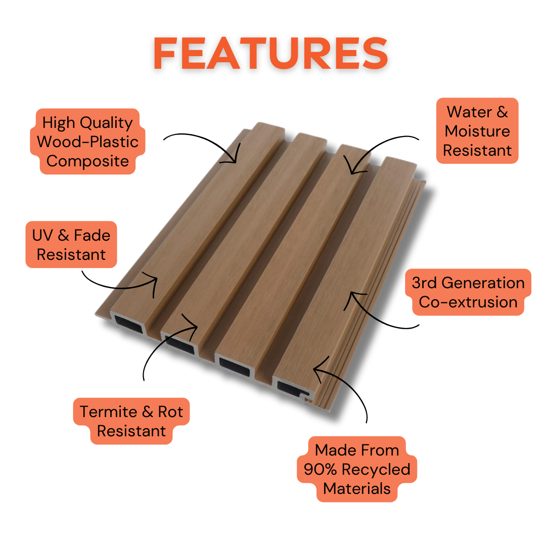 Outdoor Wall Panels | Durable WPC Cladding Solutions | CLADsmart